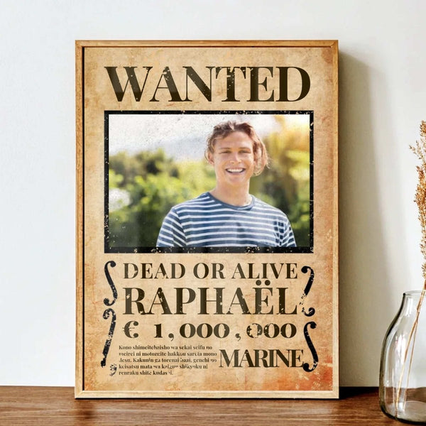 Poster Personnalisé Wanted : Créez Votre Avis de Recherche Unique ...